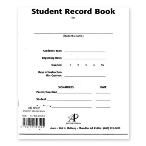 Student Record Books (4-Pack)